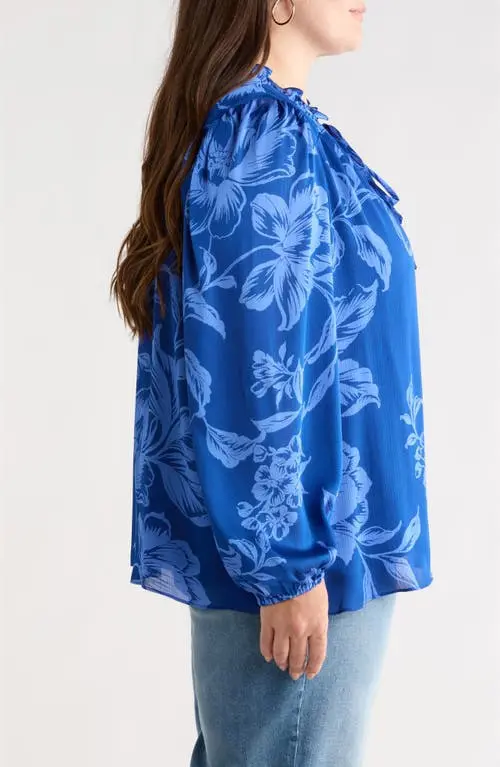 SUGARLIPS Ciara Floral Lindsey Ruffle Top