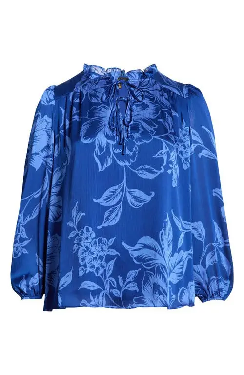 SUGARLIPS Ciara Floral Lindsey Ruffle Top