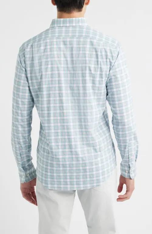 Johnnie-o Gatlin Check Performance Button-up Shirt