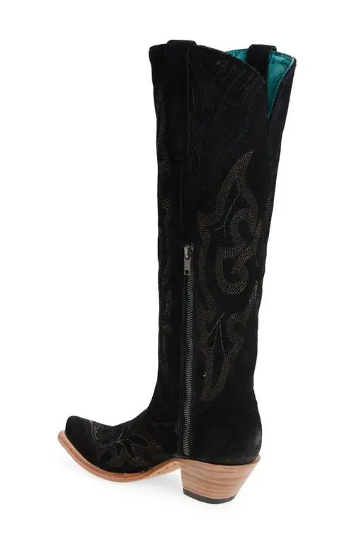 CORRAL Embroidered Knee High Cowboy Boot