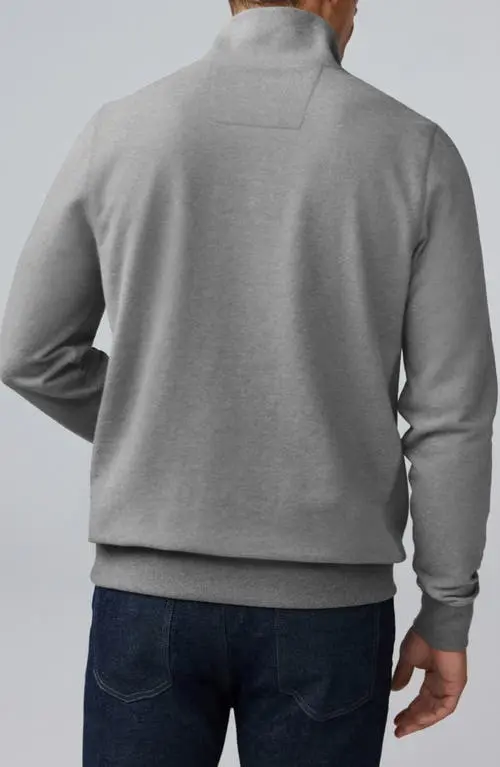 Mack Weldon Ace Cotton Blend French Terry Half Zip Pullover