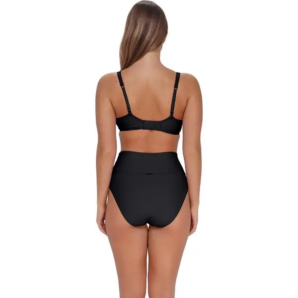 SUNSETS Arlene High-waist Bikini Bottom - Black