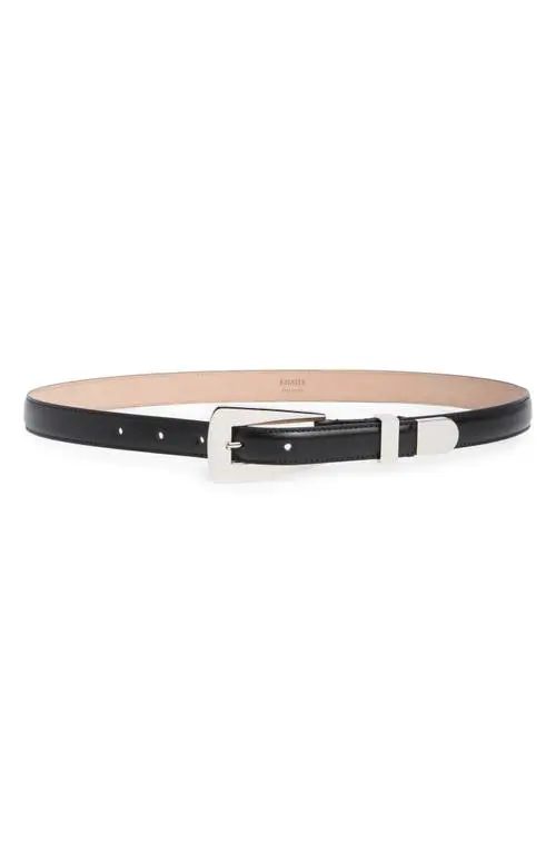 Khaite Lucca Leather Belt - Black