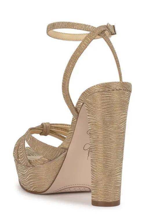 Jessica Simpson Ilaria Platform Sandals - Bronze