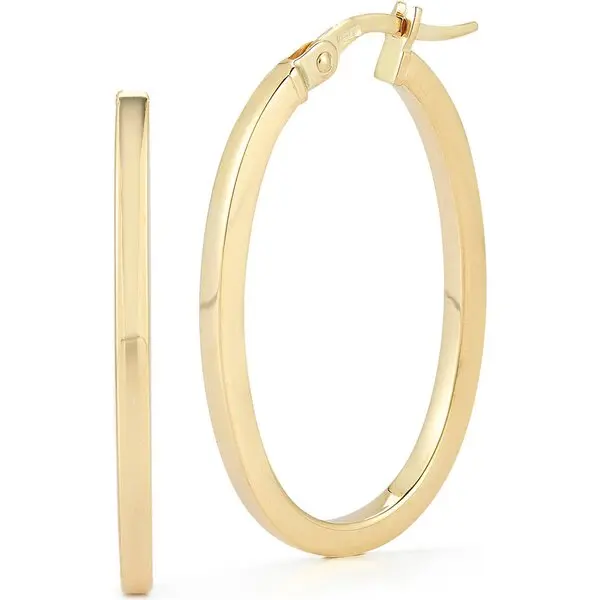 Roberto Coin Small Hoop Earrings - Yellow