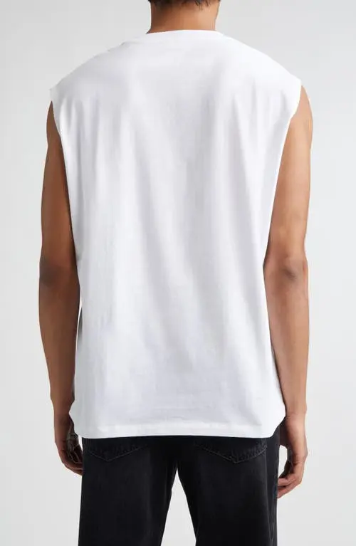 Balmain 1945 Logo Graphic Muscle Tee
