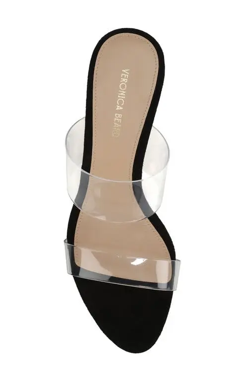 Veronica Beard Asha 75 Sandal - Clear/black