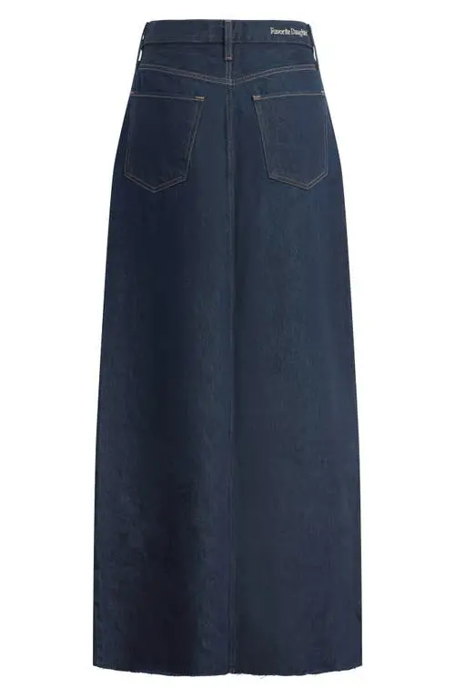 FAVORITE DAUGHTER Sunny Denim Maxi Skirt