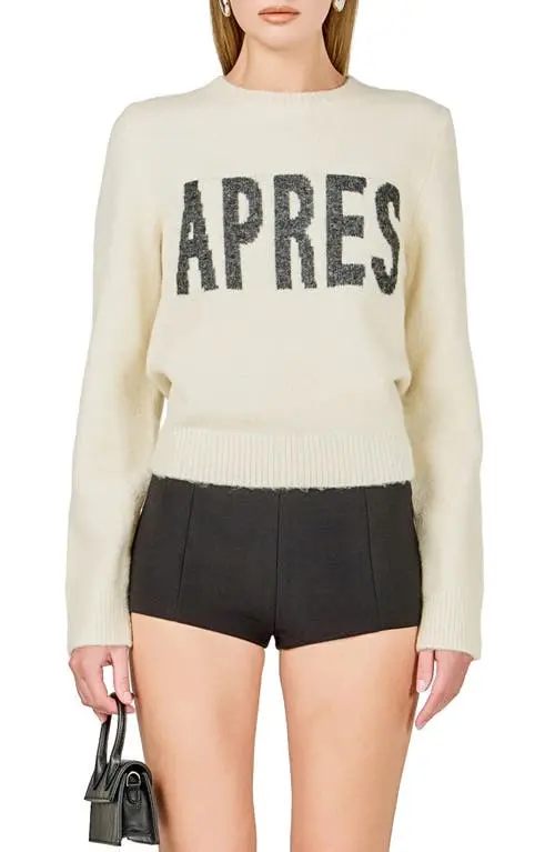 Endless Rose Aprés Crewneck Sweater