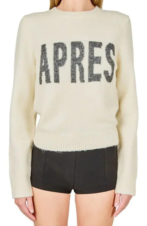 Endless Rose Aprés Crewneck Sweater