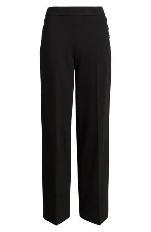 Anne Klein Pull-on Sailor Pants - Anne Black