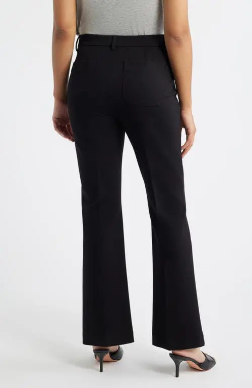 LIVERPOOL Patch Pocket Flare Leg Trousers