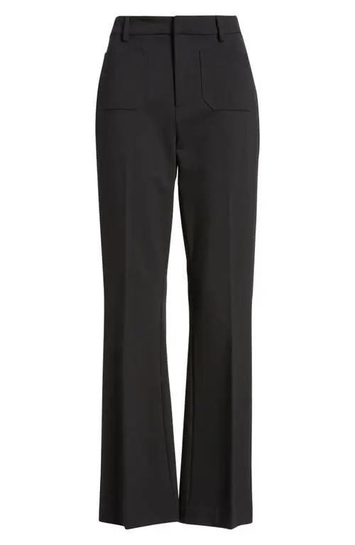 LIVERPOOL Patch Pocket Flare Leg Trousers