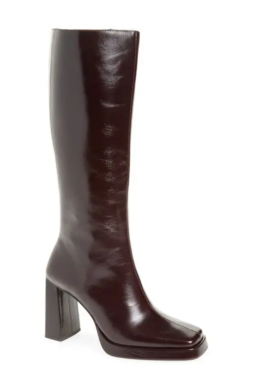 Jeffrey Campbell Maximal Knee High Boots - Espresso
