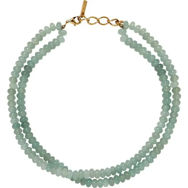 JENNIFER BEHR Veronica Multistrand Necklace - Blue Quartz