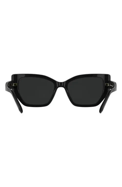 Kendra Scott Dira 56mm Butterfly Sunglasses - Black