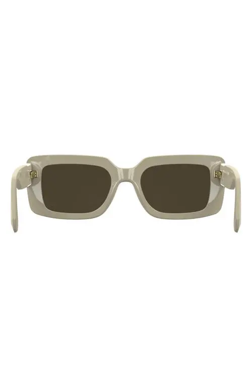 Kendra Scott Dira Rectangular Sunglasses - Cream