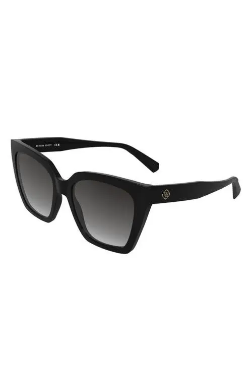Kendra Scott Dira 56mm Gradient Sunglasses - Black