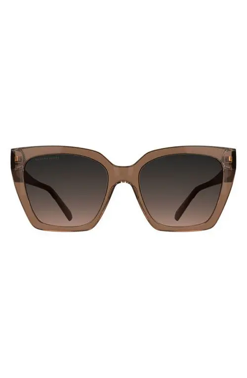 Kendra Scott Dira 56mm Gradient Sunglasses - Light Brown
