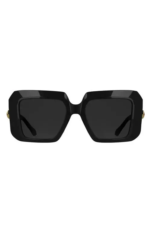 Kendra Scott Brooke 54mm Square Sunglasses - Black