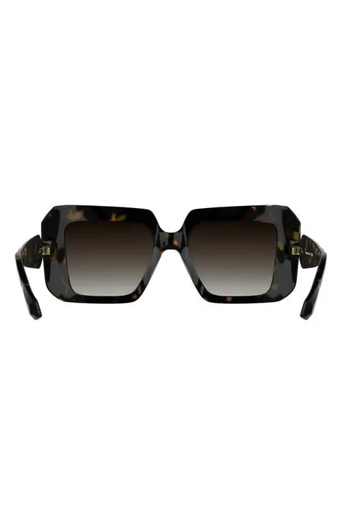 Kendra Scott Brooke 54mm Square Sunglasses - Dark Tortoise