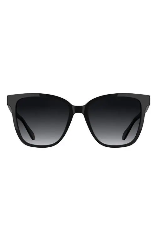 Kendra Scott Dira 56mm Rectangular Sunglasses - Black