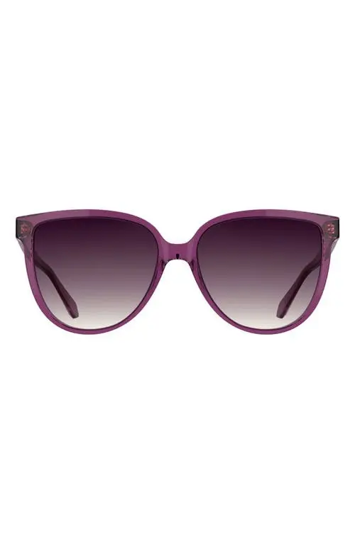 Kendra Scott Acetate Sunglasses With Gradient Lenses - Purple