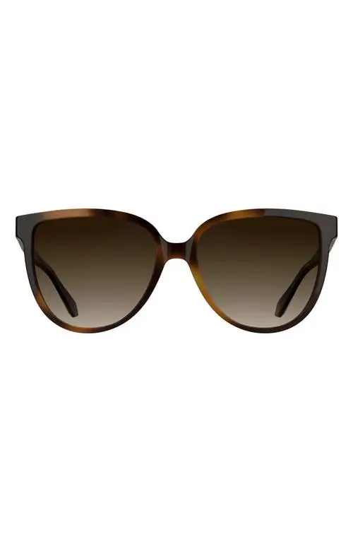 Kendra Scott Acetate Sunglasses With Gradient Lenses - Tortoise