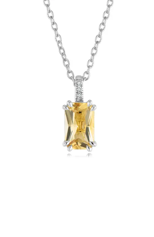 DPT ANTWERP And Diamond Pendant Necklace In Sterling Silver