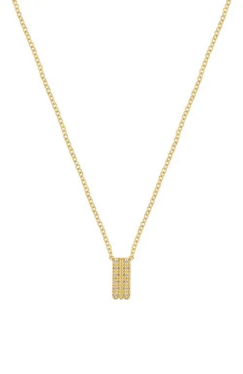 DPT ANTWERP Elaine Diamond Necklace - Yellow 18k Gold Plated