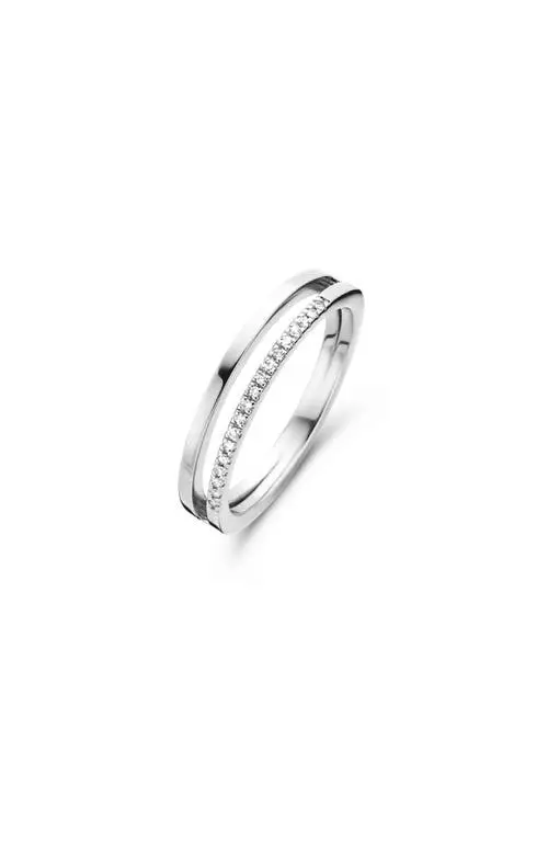 DPT ANTWERP Duo Ring - White Rhodium
