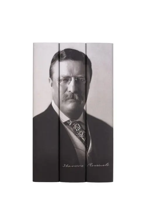 JUNIPER BOOKS Theodore Roosevelt Book Set - Cool Neutral