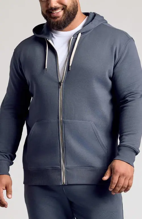 True Classic Fleece Zip Hoodie - Stormy