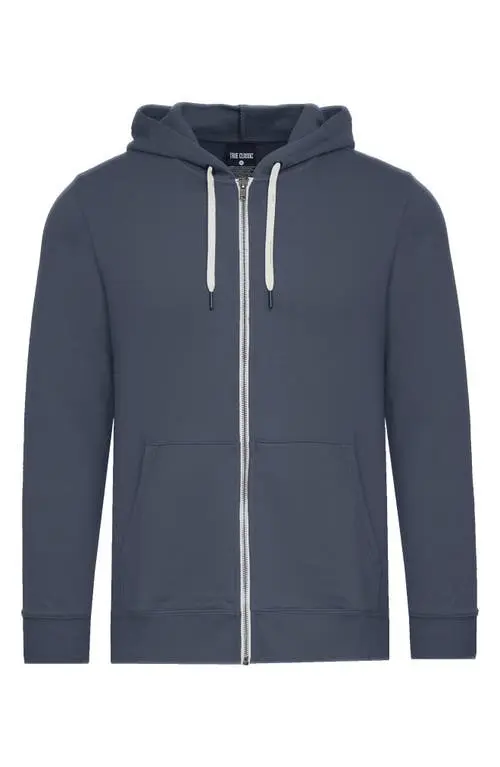 True Classic Fleece Zip Hoodie - Stormy