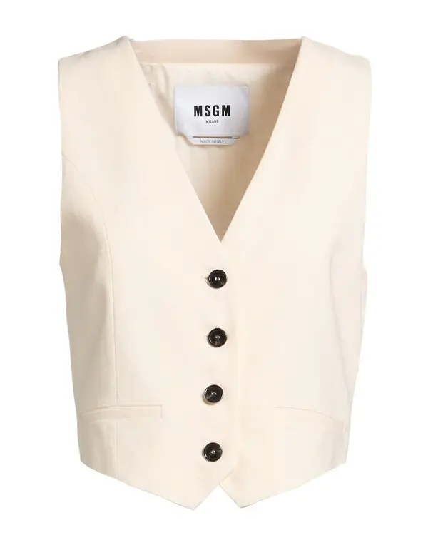 MSGM Tailored Vest - White
