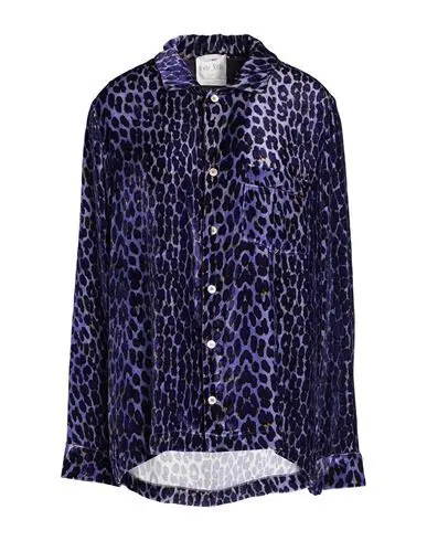 FORTE_FORTE Leopard Print Velvet Shirt - Purple