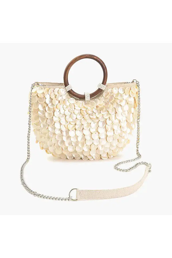Yumi Kim Top Handle Bag - Beige