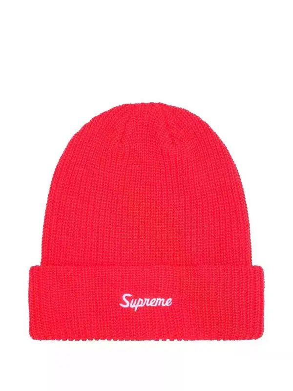 Supreme Loose Gauge Beanie - Red