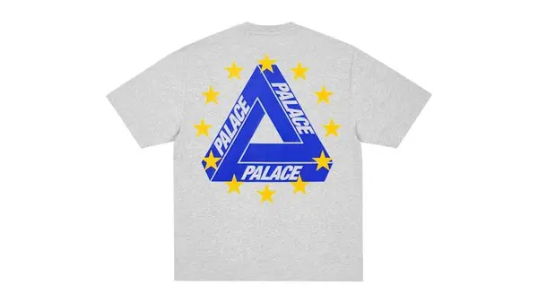 PALACE Eu Tri T-shirt - Grey Marl