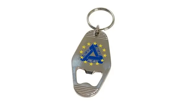 PALACE Eu Tri Bottle Opener Keyring - Silver