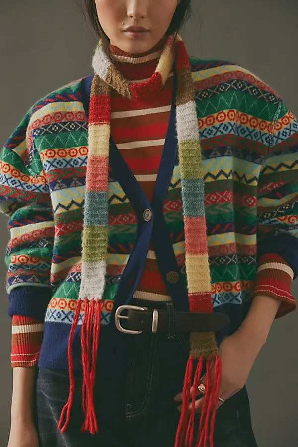 Free People Better Days Cashmere Cardigan - Multi Combo