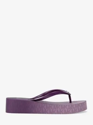 Michael Kors Bedford Ombré Signature Logo Flip Flops
