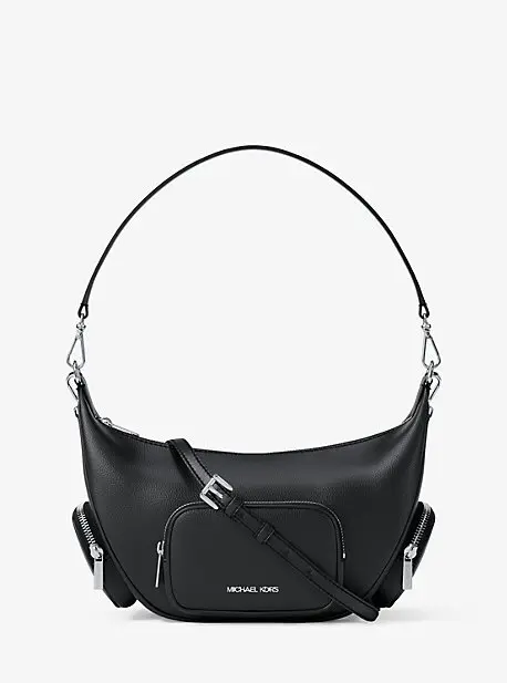 Michael Kors Merritt Medium Pebbled Leather Convertible Shoulder Bag