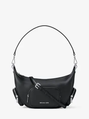 Michael Kors Merritt Medium Pebbled Leather Convertible Shoulder Bag