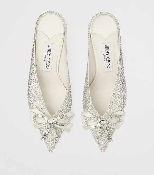 JIMMY CHOO Auria 50 Embellished Mules