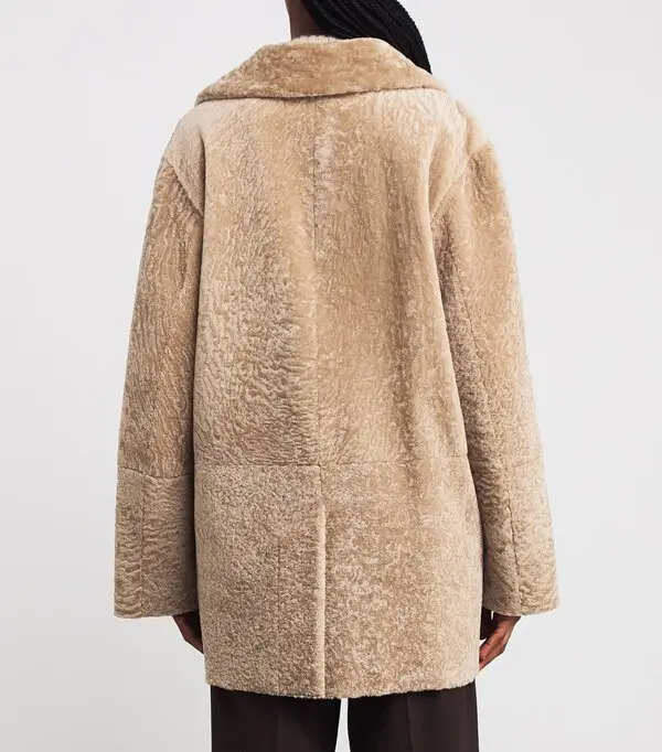 Eleventy Shearling Overcoat
