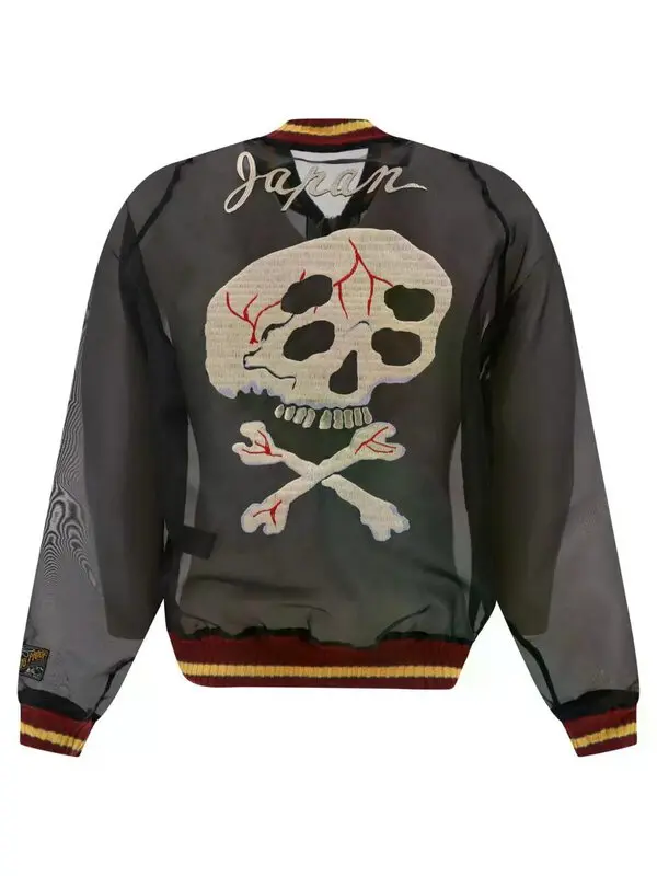 Kapital Skull-embroidered Bomber Jacket