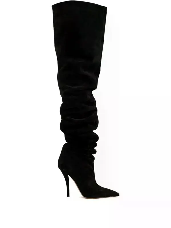Paris Texas Jessica Ruched Over-the-knee Stiletto Boots
