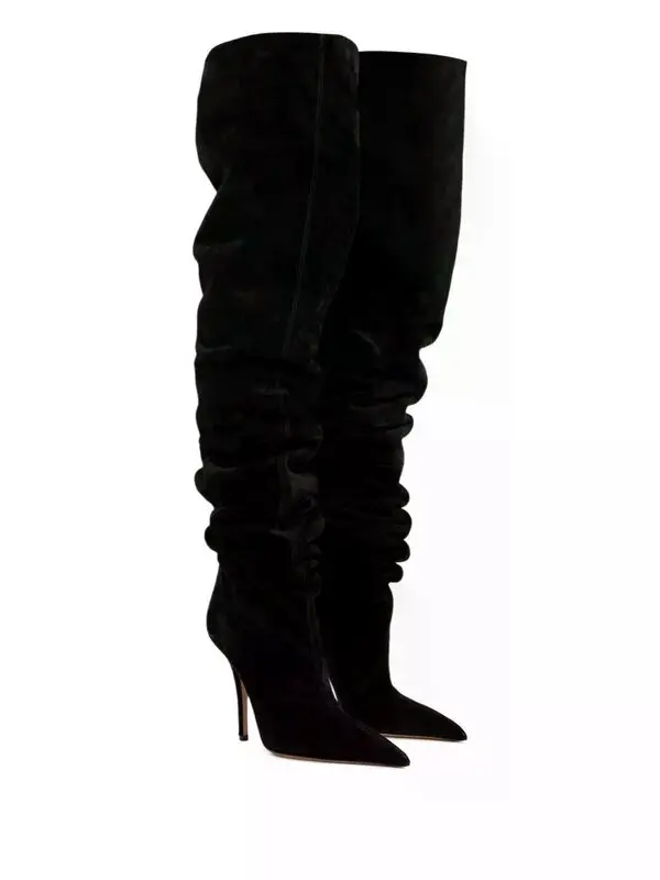 Paris Texas Jessica Ruched Over-the-knee Stiletto Boots