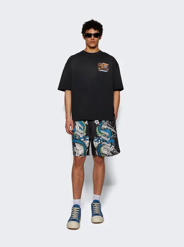 Amiri Dragon Print Shorts